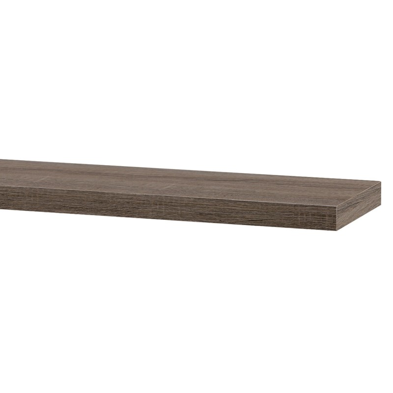 Polička nástěnná 120 cm, MDF, 3D dekor dub sonoma dark, baleno v ...